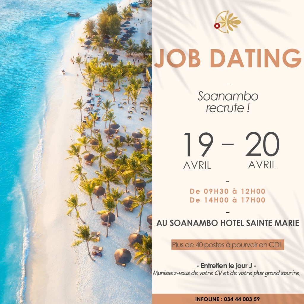 Hôtel Soanambo recrute - FHORM - Fédération des Hôteliers et ...